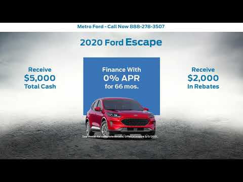 Metro Ford Independence - Limited Time Offer - 2020 Ford Escape