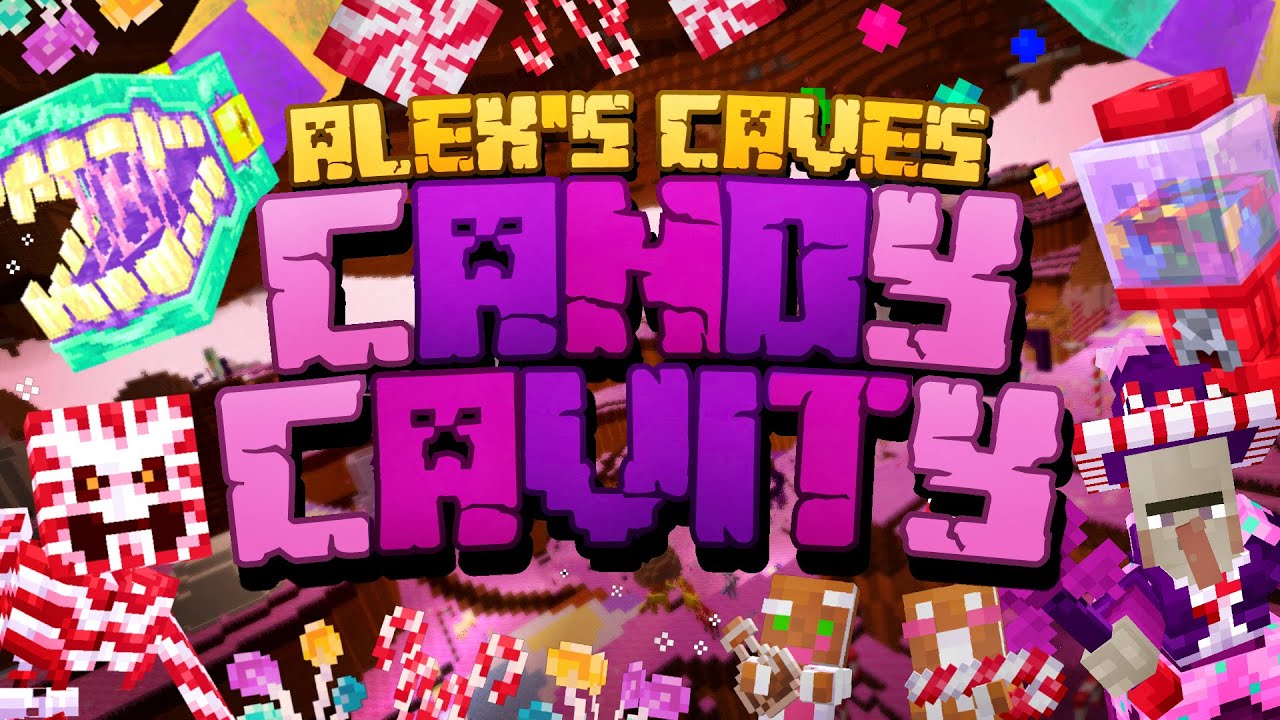 Candy Cavity - Alex's Caves - Mod Review en Español [ Forge ] - YouTube