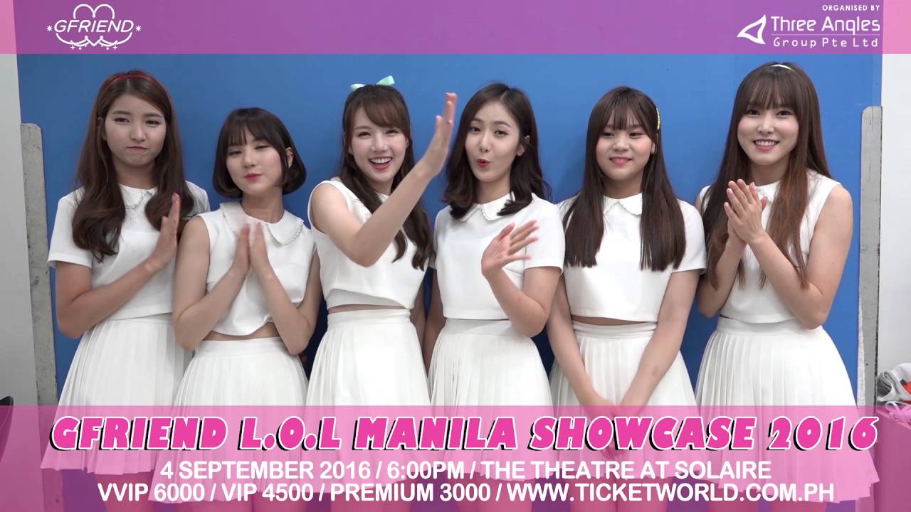 Gfriend L.O.L Manila Showcase Greeting Video - YouTube