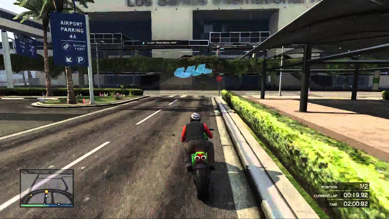 GTA 5 Races 'Roundabout' n 'Airport Loop ll' - YouTube