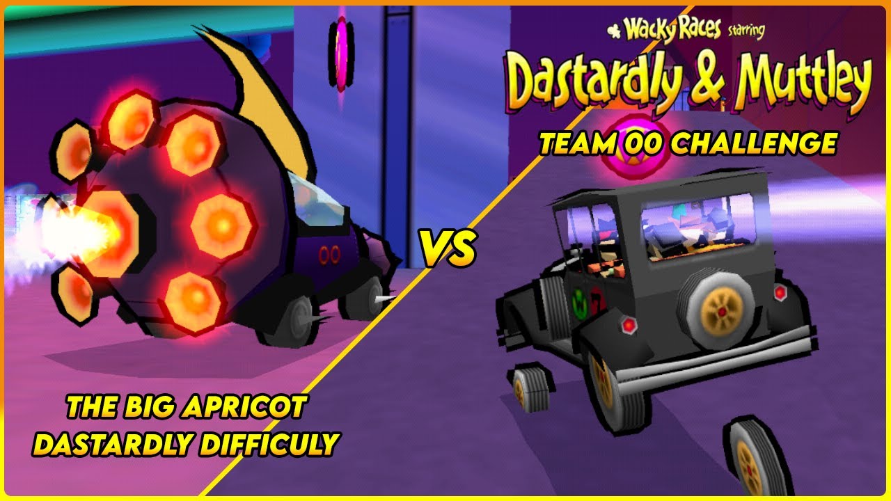 Wacky Races PS2 - The Big Apricot | Team 00 Challenge with Bullet-Proof ...