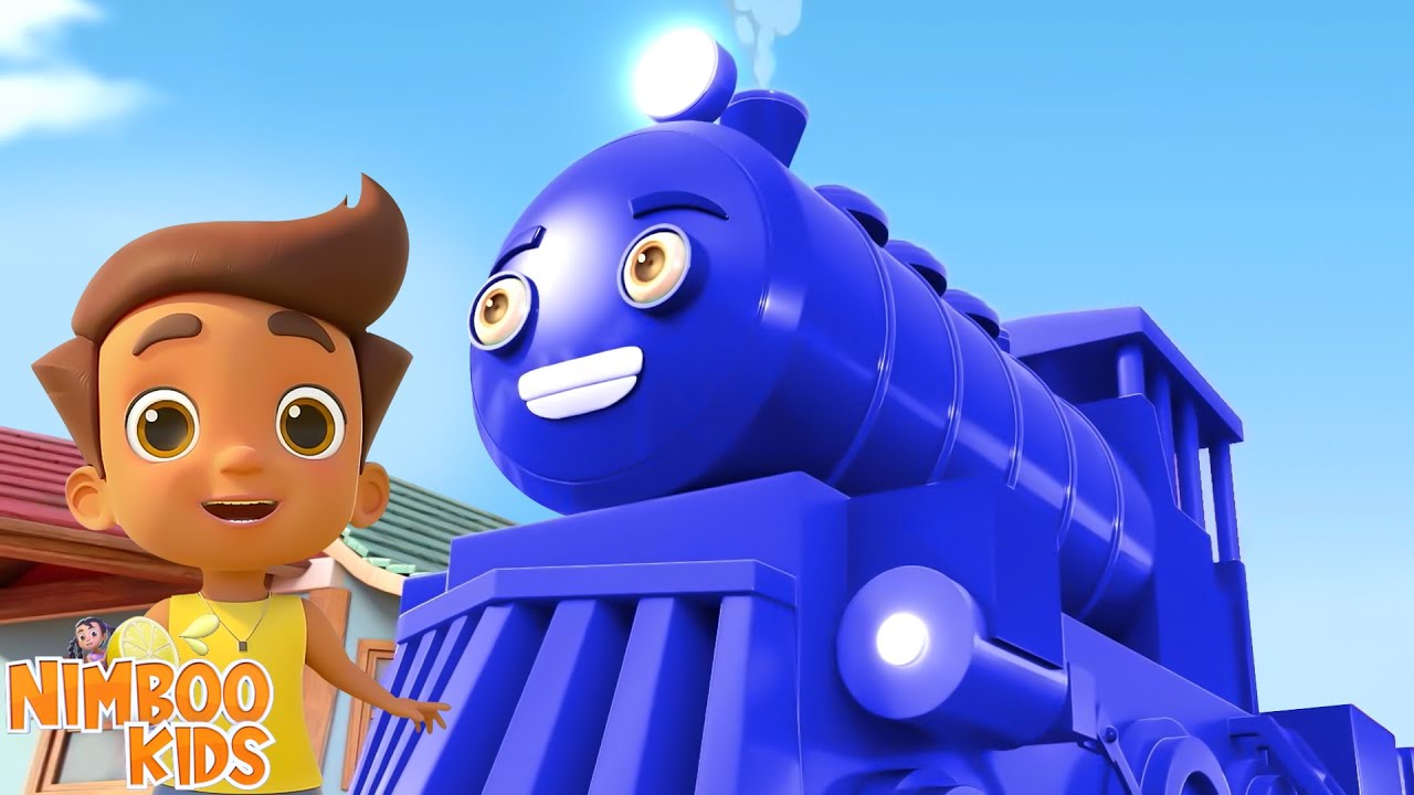 Chuk Chuk Rail Gadi, छुक छुक रेल गाड़ी, Hindi Cartoon Rhymes and ...