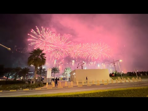 New year Fire works 2023| Bahrain 🇧🇭 |#newyear #capcut #youtuber #fyp # ...