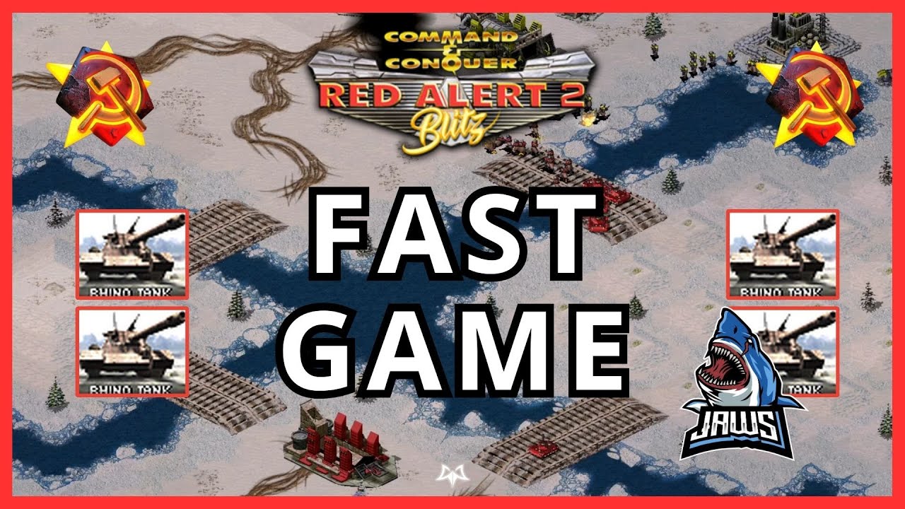🌶️ QUICK GAME VS A PRO - RED ALERT 2 BLITZ - A short game against Jaws ...