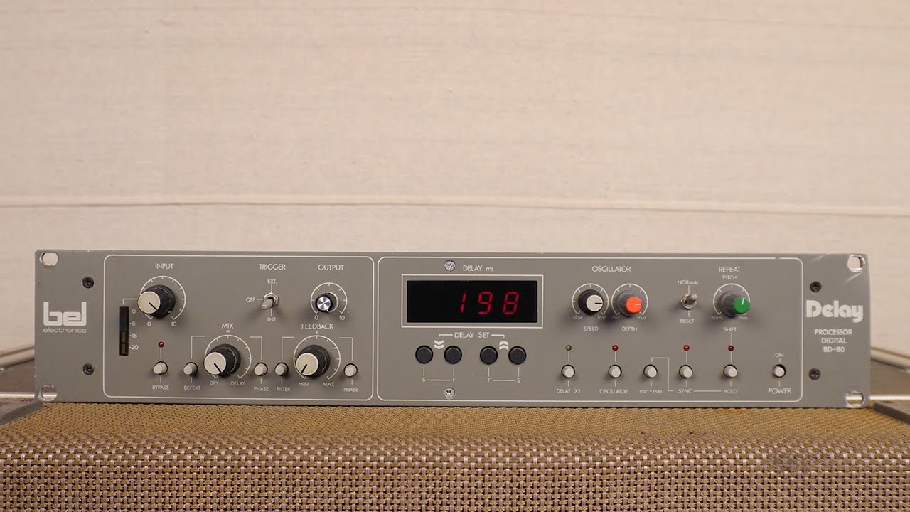 bel BD80 Digital Delay for Brandt - YouTube