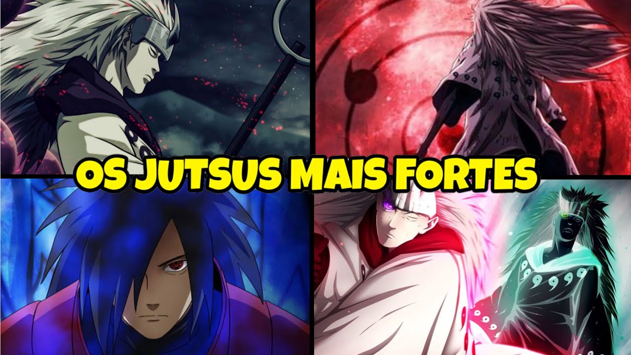 OS JUTSUS MAIS FORTES DE MADARA UCHIHA - YouTube