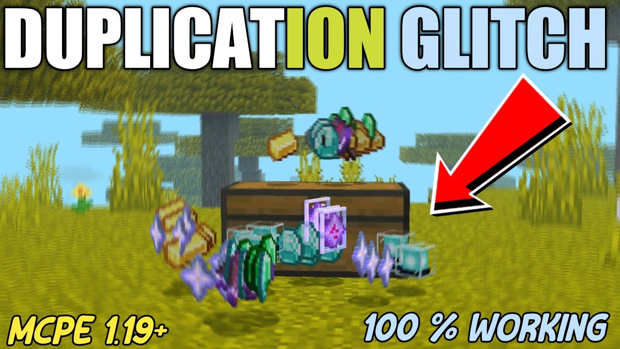 1.19+ EASY Duplication Glitch *UNLIMITED ITEMS* Minecraft PE/Bedrock/Edu Edition (MCPE,PS4,Xbox ...