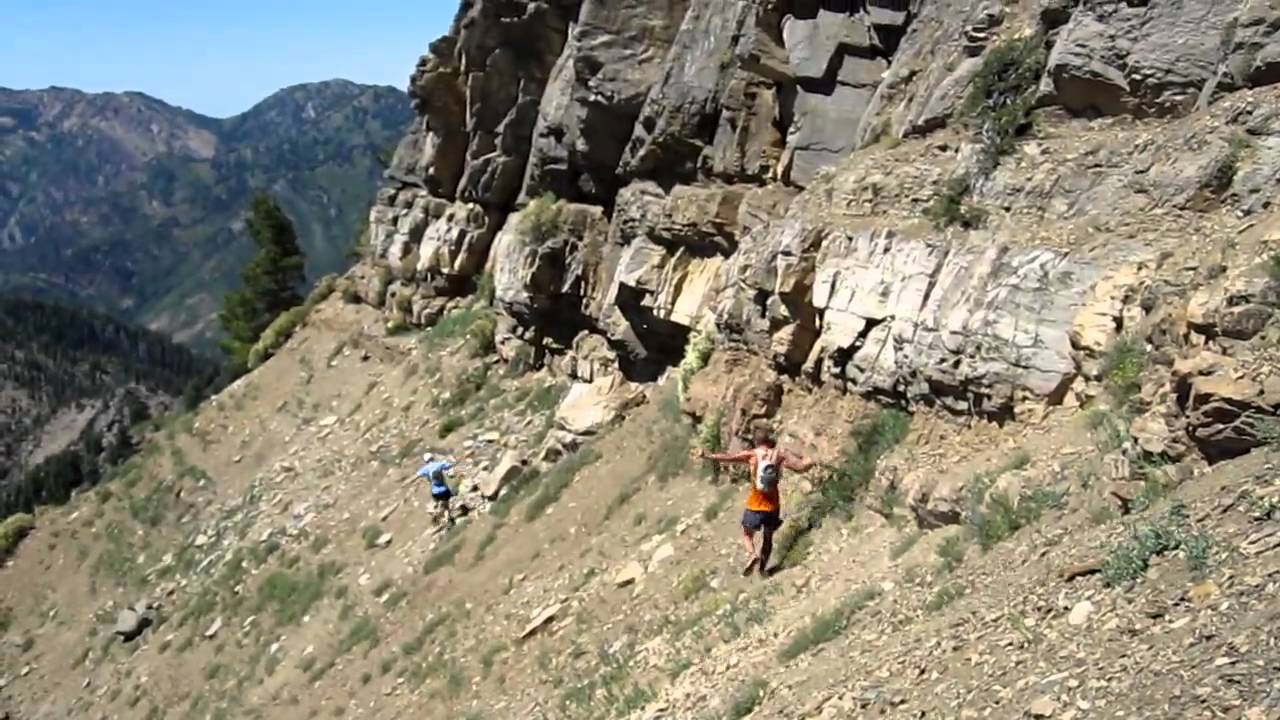 Scree Running Down Kessler Peak - YouTube