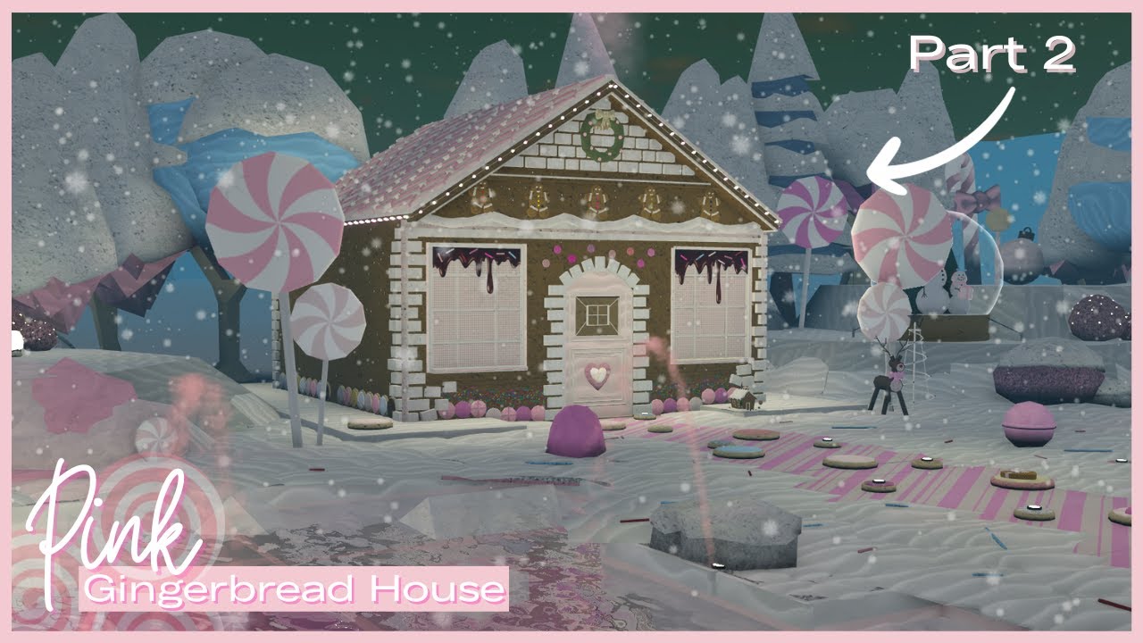 Bloxburg Gingerbread House Part 2 - YouTube