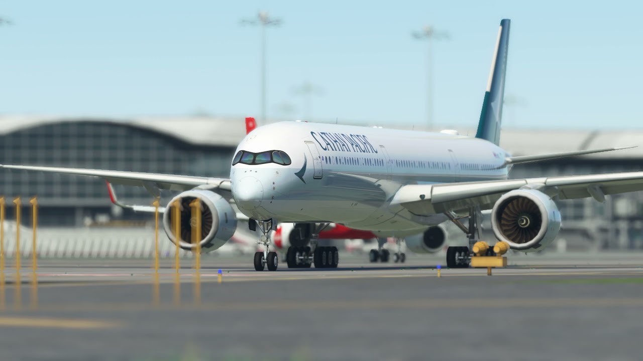 MSFS Gameplay - AIG AI TRAFFIC Mod @ Hong Kong International Airport ...