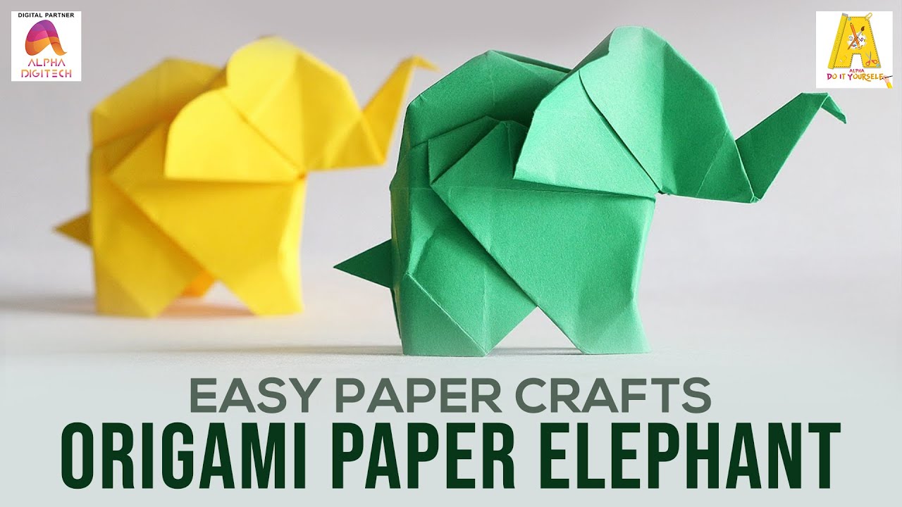 How to make a Elephant In cardboard sheet | Easy Paper Crafts | Alpha ...