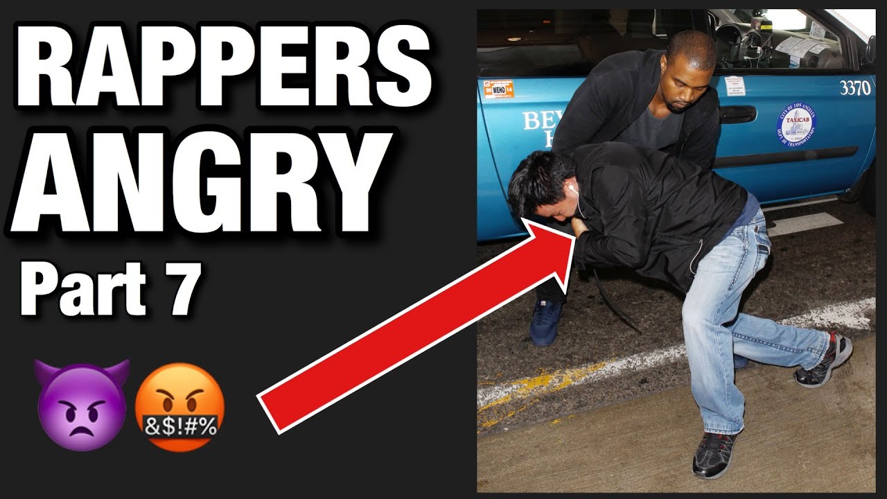 RAPPERS GETTING MAD COMPILATION! Part 7! (Featuring Drake, Kanye West ...