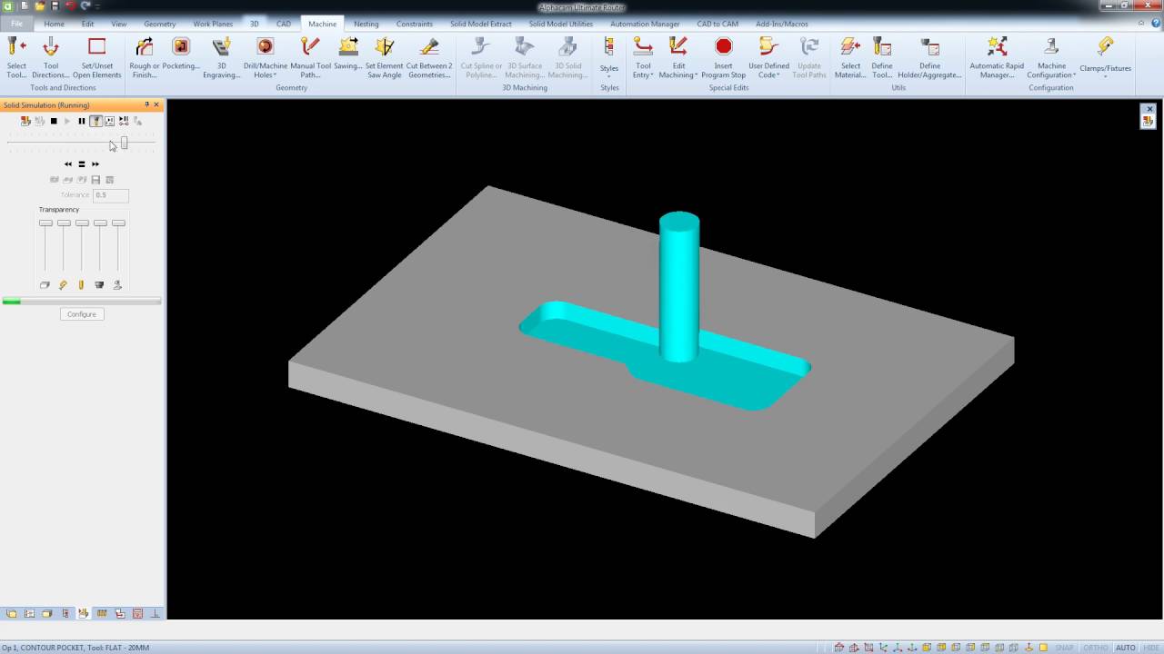 Alphacam Machining Styles - Combined styles - YouTube