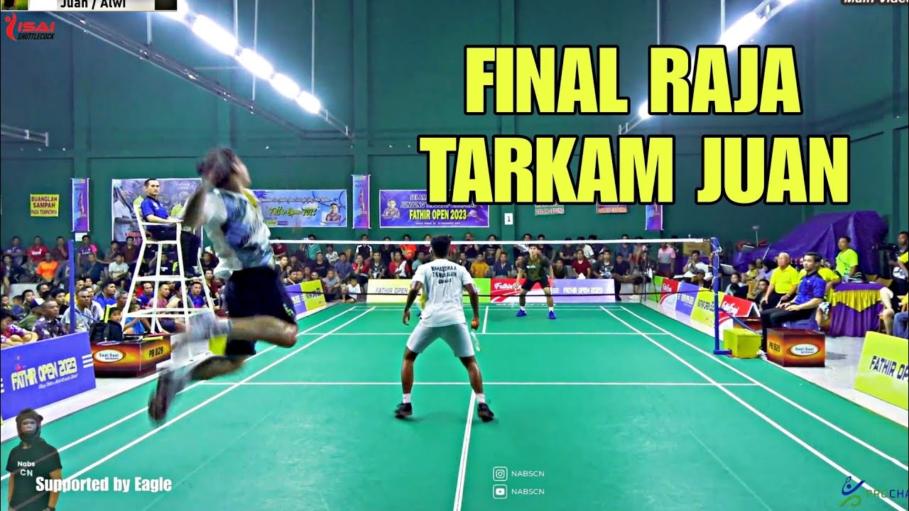 KETIKA Raja Tarung Bebas Badminton JUAN Segan Di awal sama Senior 😱 ...