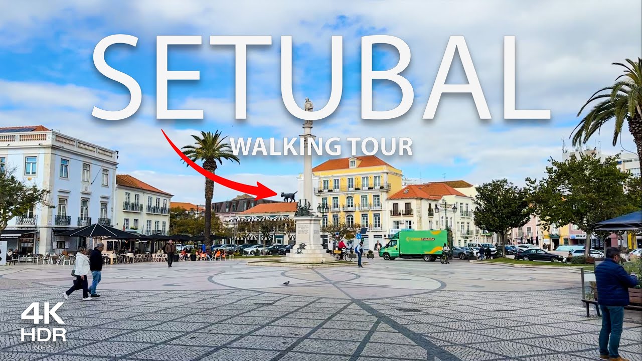 Setubal, Portugal - 4K Winter Walking Tour in the Historic City - YouTube