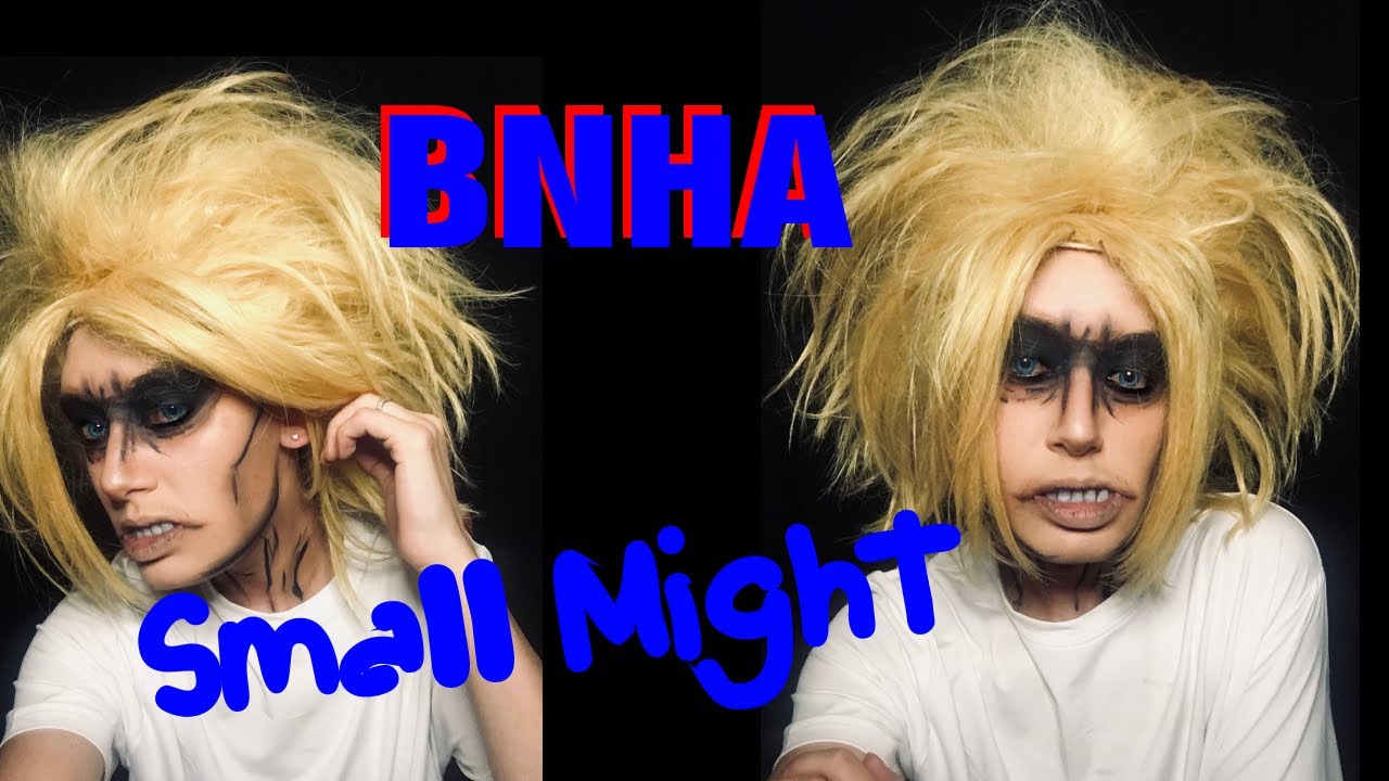 Small All Might Makeup Tutorial BNHA - YouTube