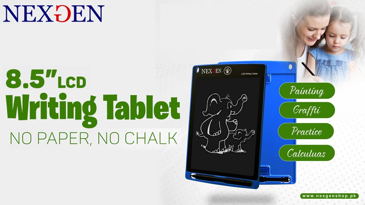 NEXGEN portable 8.5 inch Writing Tablet l lcd writing tablet l writing ...