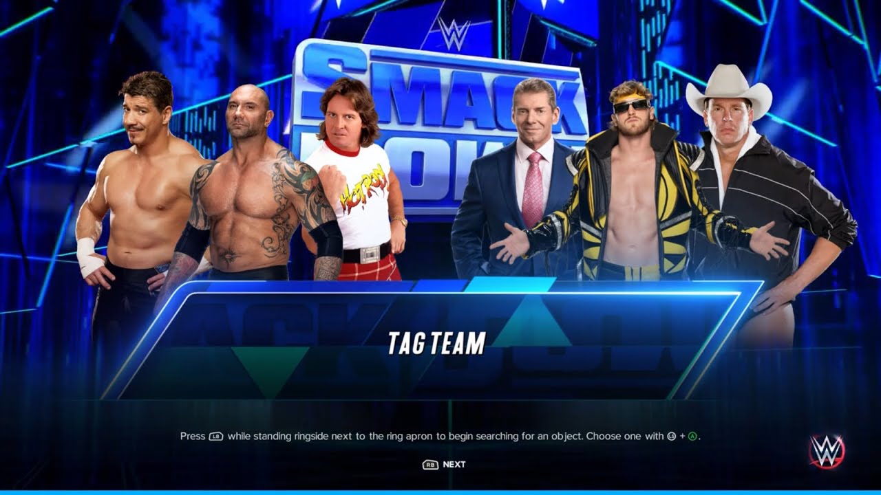 WWE 2K23: Batista, Eddie Guerrero, Roddy Piper vs Logan Paul, Mr ...