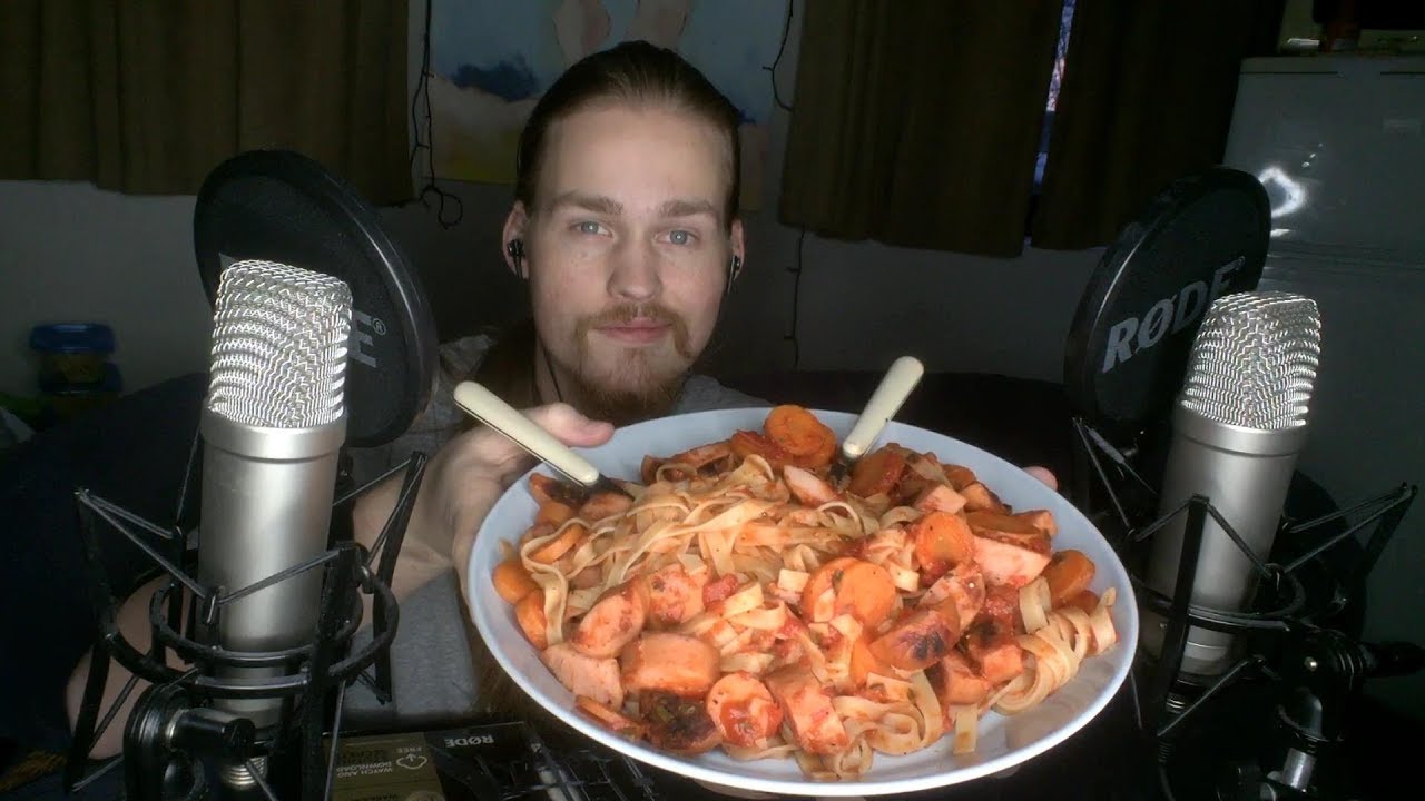 ASMR - Eating A Poor Man's Meal & Whispering #2 (+ Mouth Sounds) - YouTube