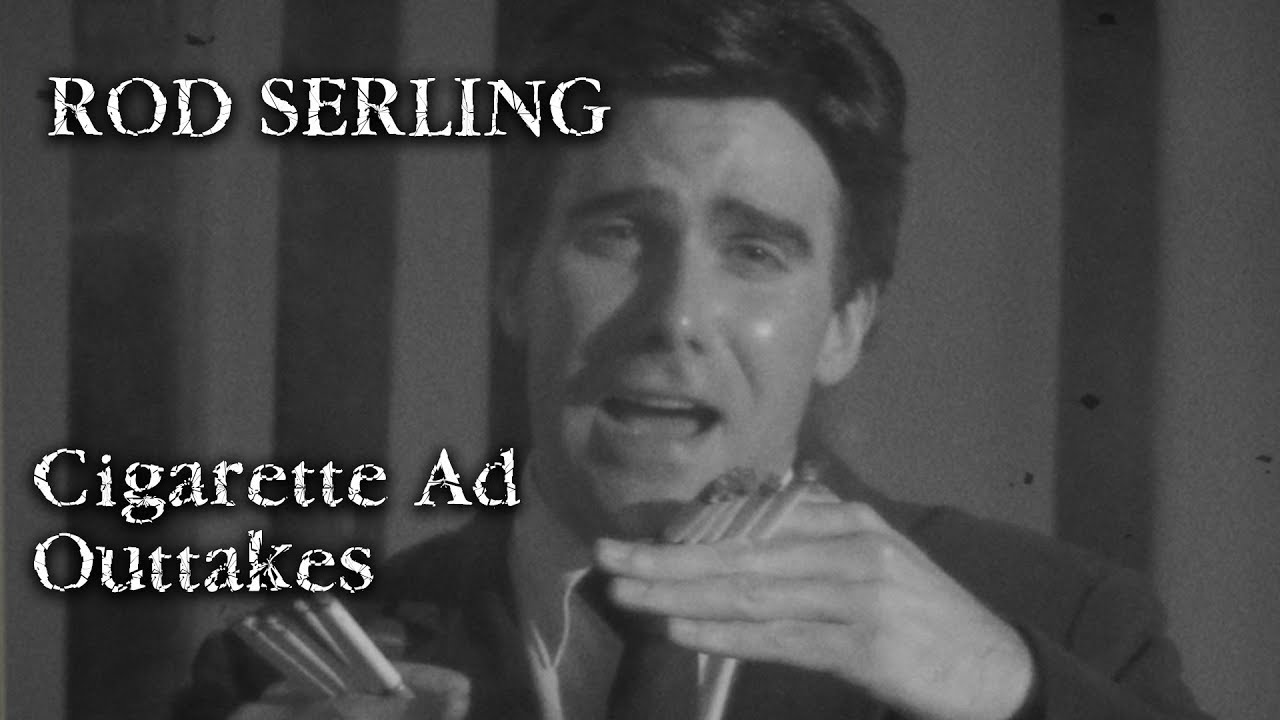 Rod Serling Cigarette Ad Outtakes - YouTube