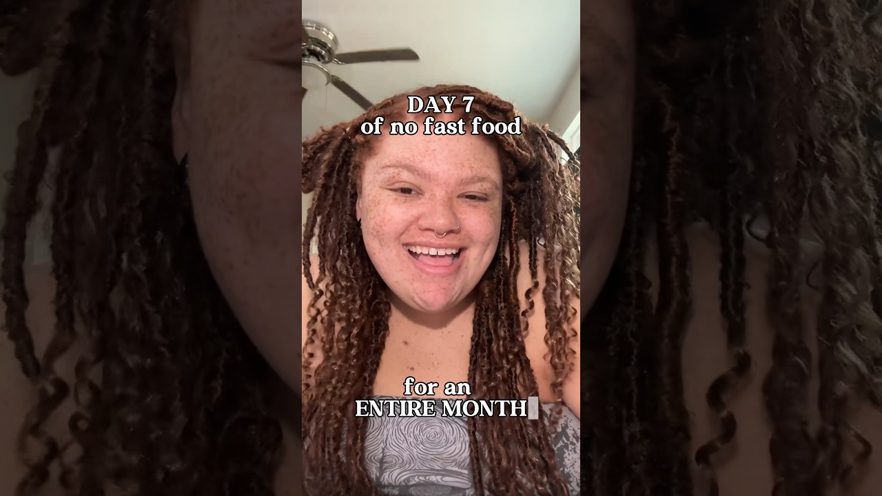 DAY 7 of no fast food!! oops forgot to post this.. - YouTube