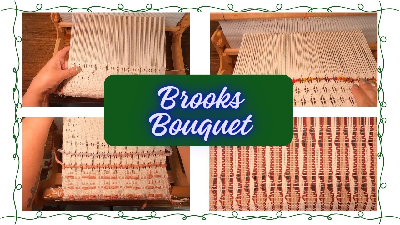 Brooks Bouquet. 1 technique, soo many possibilities on a Rigid Heddle ...