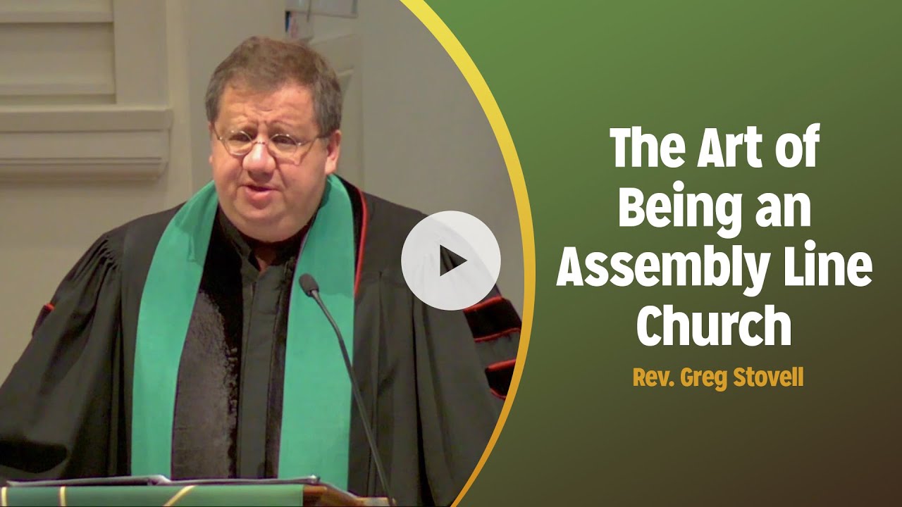 The Art of Being an Assembly Line Church // GREG STOVELL - YouTube