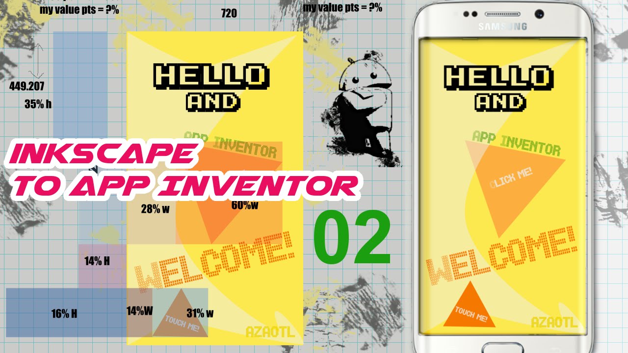 App Inventor | Designing an Android APP in INKSCAPE | part 02 - YouTube