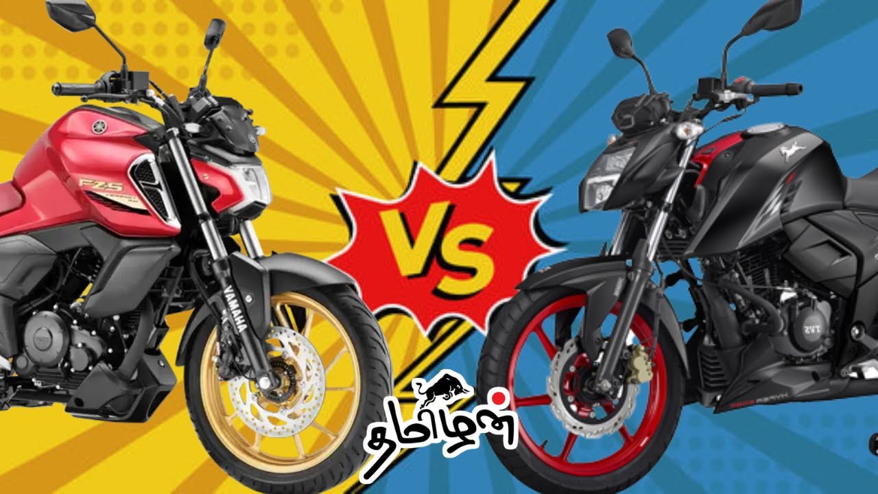 yamaha fz v4 vs apache 160 4v - YouTube