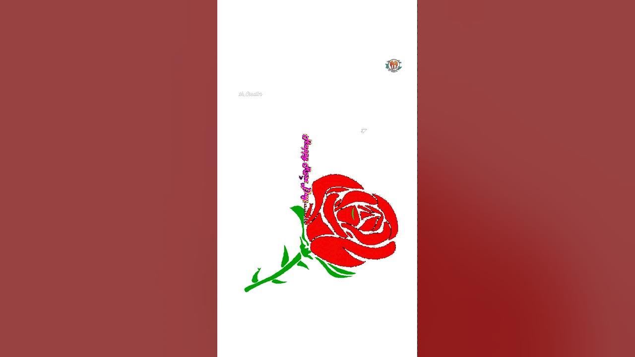 Happy Rose Day Whatsapp Draw 3d Rose Using Python Turtle Animation Roseday Status Python