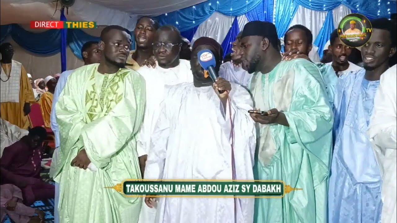 🔴Elhadji Sam Mboup: animation TAKUSSANU MAME ABDOU AZIZ SY DABAKH organisé par Mame Abdou Mbodj ...