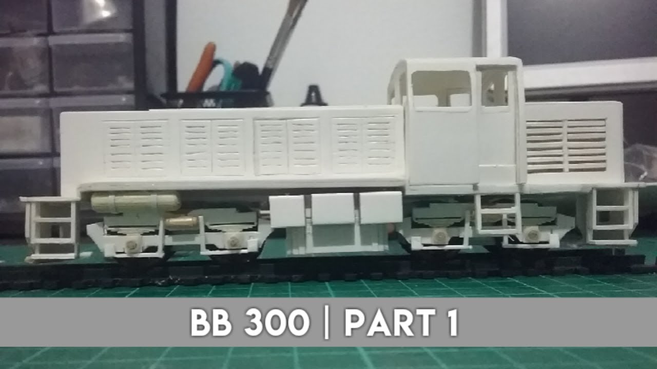 PEMBUATAN MINIATUR LOKOMOTIF BB 300, (PART 1) - YouTube