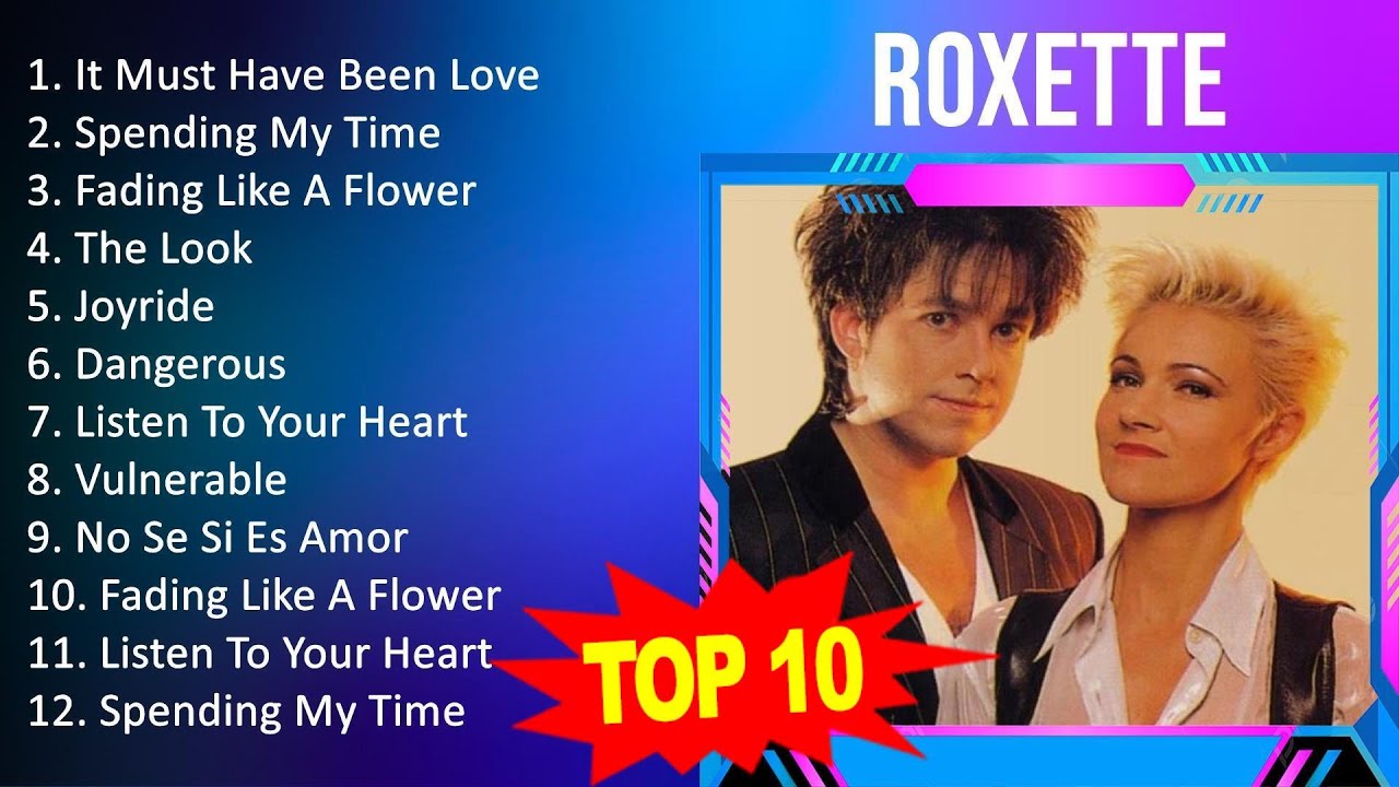 Roxette 2023 - Greatest Hits, Full Album, Best Songs - It Must Have ...