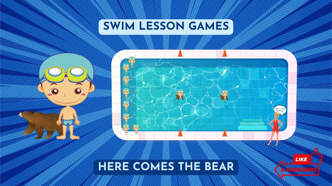 Swimming games for swimming teachers - FUN tag game! - YouTube