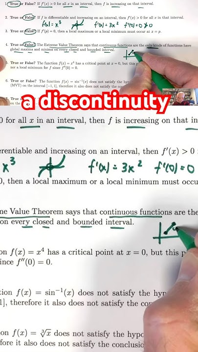 DiSCONTINUOUS Functions CAN Have GLOBAL EXTREMA on [a,b] #calculus #apcalculus #realanalysis ...