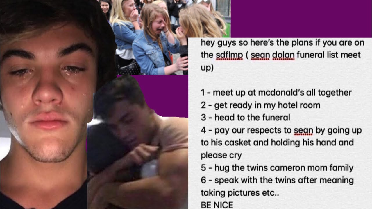 DOLAN TWINS FANS SHOW UP AT THEIR FATHER’S FUNERAL - YouTube