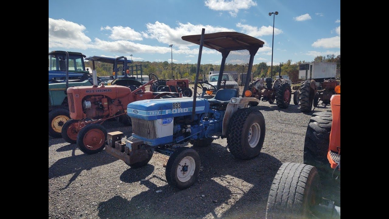 Ford 1310 Tractor will be auctioned by Fowler Auction - YouTube