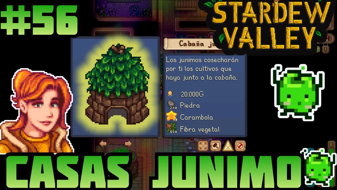 El Nuevo Stardew Valley # 56 | Las Cabañas Junimo para la Granja ...