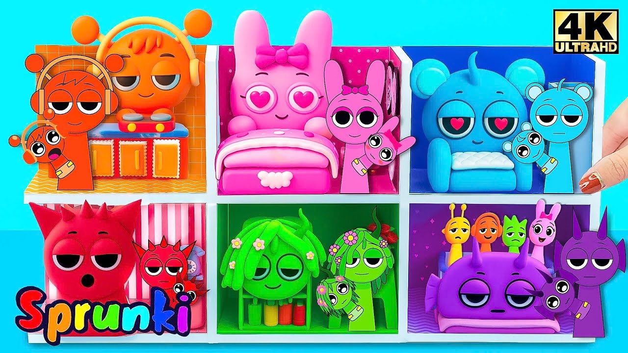 Incredibox Sprunki 🏠 DIY SPRUNKI Cardboard House for Little Sprunki A ...