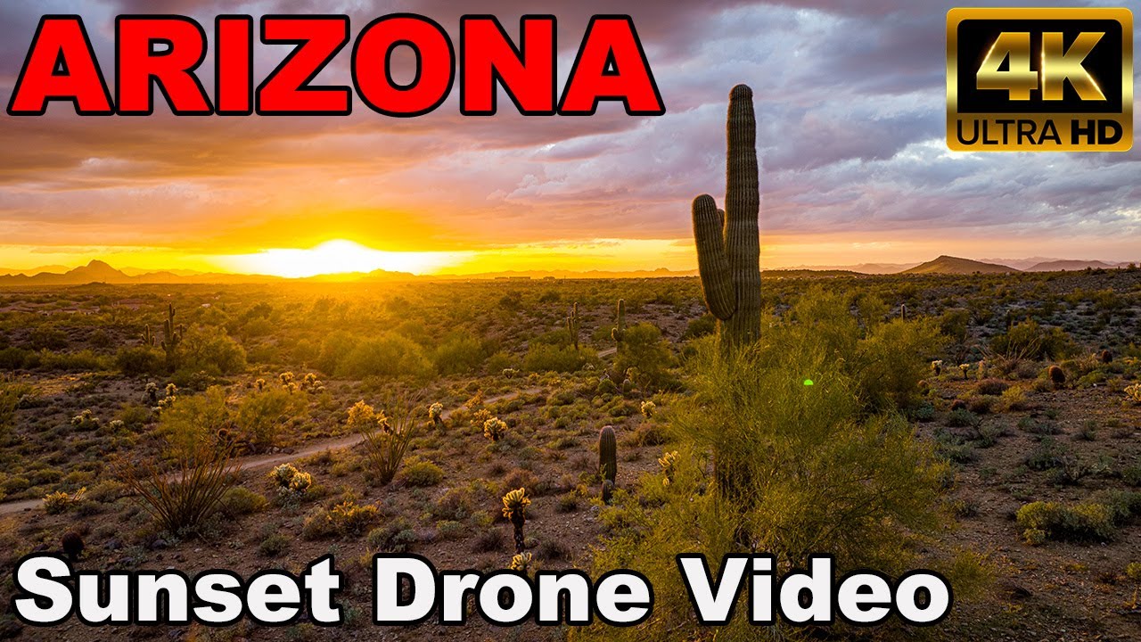 Arizona Sunset Drone Video - DJI Mavic 3 (4K) - YouTube