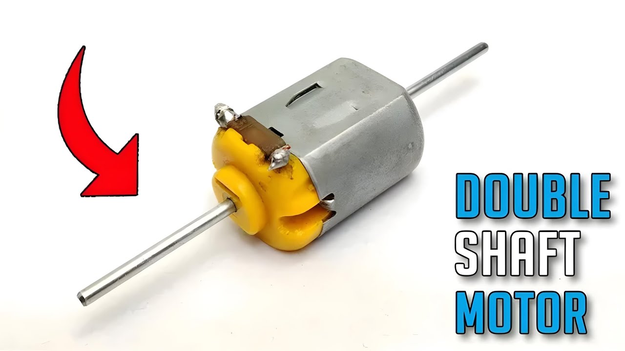 How to Make Dual Shaft Dc Motor 💥 || Upgrade Dc Motor 💥 - YouTube