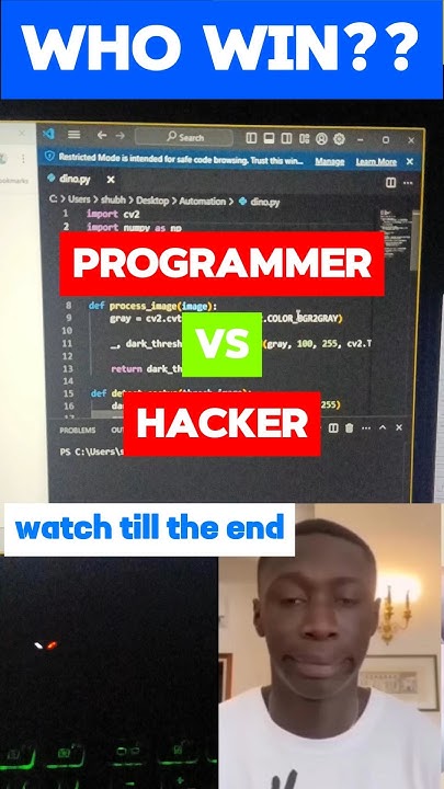 Programmer vs hacker | funny programming meme | funny coding meme #shorts - YouTube
