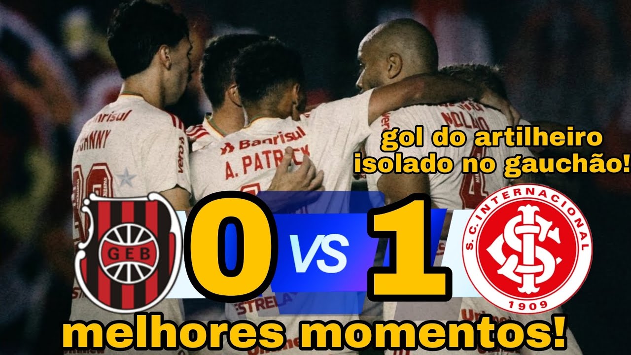 Melhores Momentos De Brasil De Pelotas 0 X 1 Internacional Gols Hoje