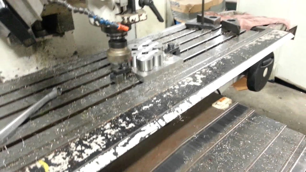 Milling titanium - YouTube