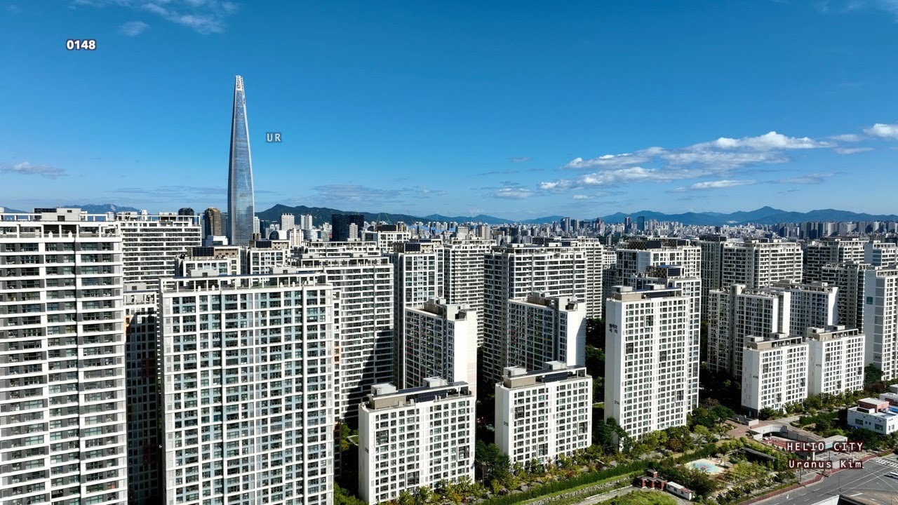 헬리오시티 Heliocity ,가락시장 주변, 자료영상. 24년 9월 [4K] | drone reel - YouTube