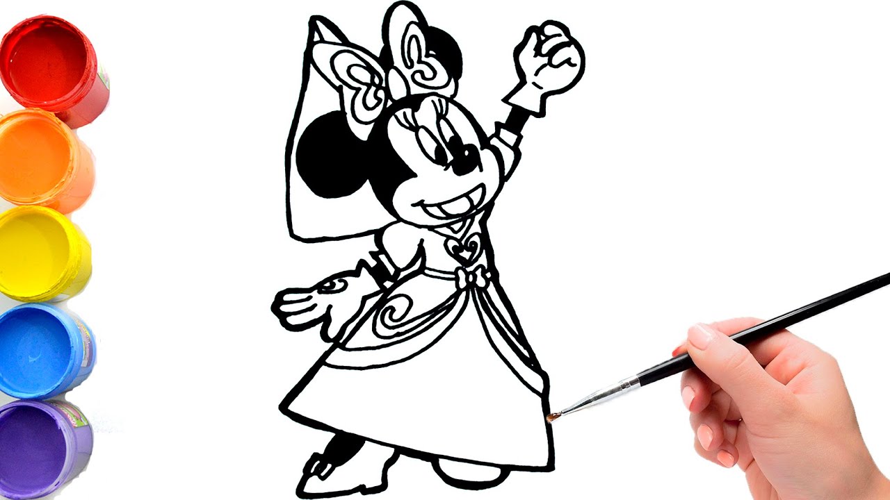 🔴🔴 How to draw Mickey Mouse Funhouse 2021 - Minnie - YouTube