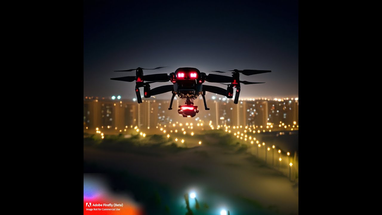 dji mini 3 pro night italy turin 4k - YouTube