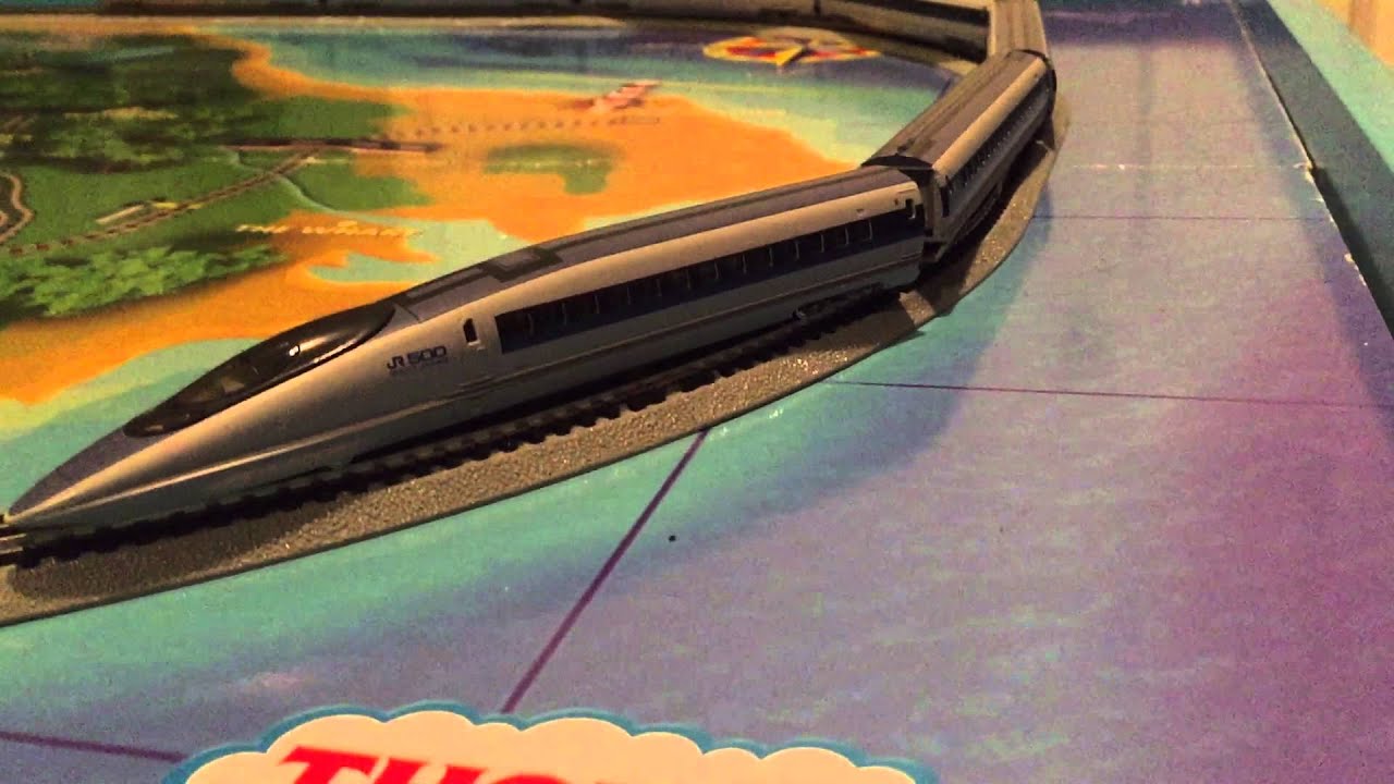 N scale bullet train - YouTube