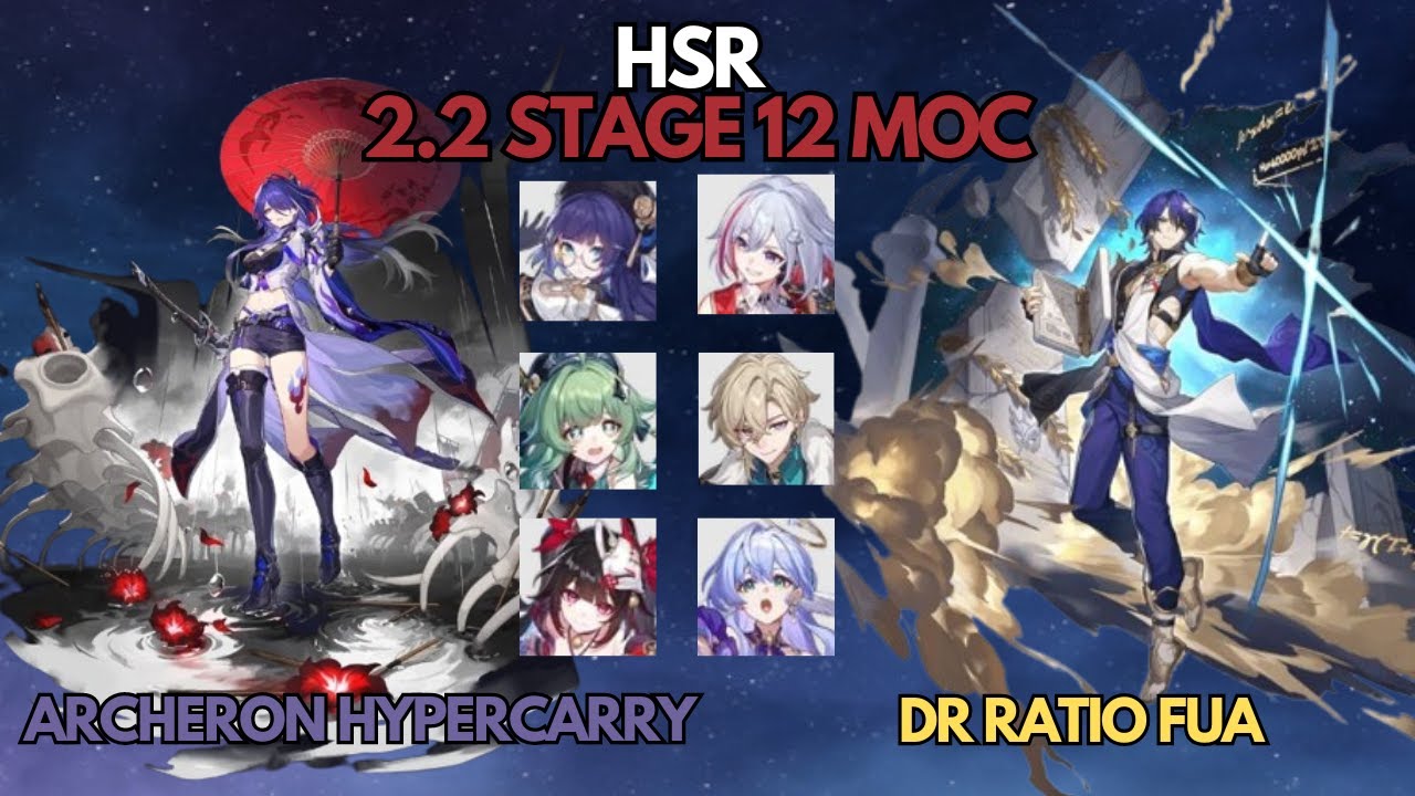 HSR 2.2 MOC | E0S1 Acheron Hypercarry & E0S1 Dr Ratio FUA Team | Honkai ...