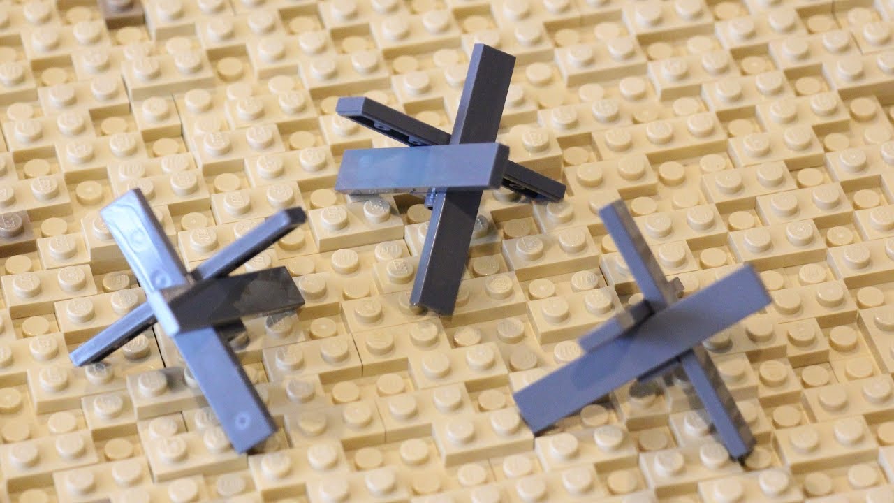 LEGO HAUL #102 - DDAY MOC PARTS! Hedge Hog Tank Trap Parts, Beach ...